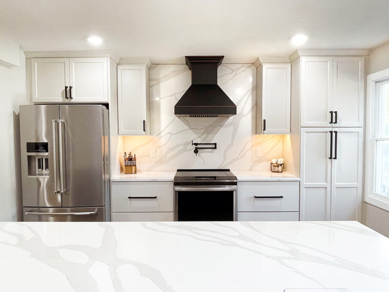 contrast creates contemporary kitchen. - The Home Collective / Flooring ...